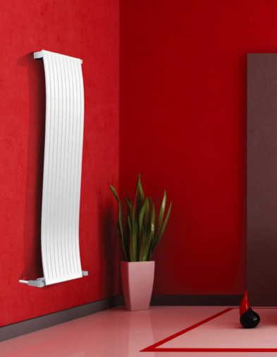 Színes design radiátor Radox Wave 850x400 mm hullámos fűtőte